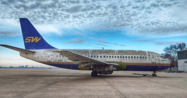 Sorpresa: ¿Qué hace un avión de Southern Winds en plataforma del ...