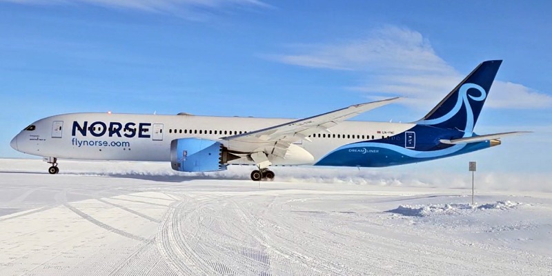 Un Boeing 787 aterrizó en la Antártida por primera vez en la historia ...